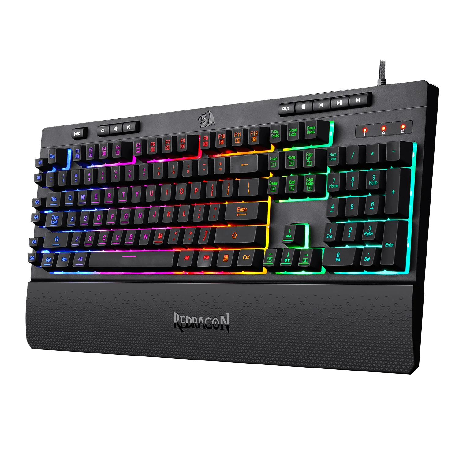 Buy Redragon K512 SHIVA RGB Membrane Gaming Keyboard at Best Price in ...